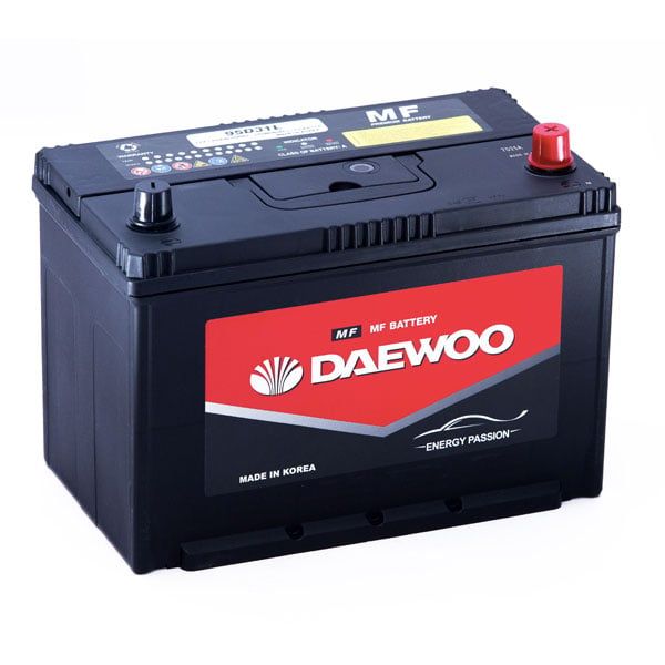 Bình ắc quy Ô tô NGOẠI NHẬP - Daewoo 95D31L 12V - 80AH undefined