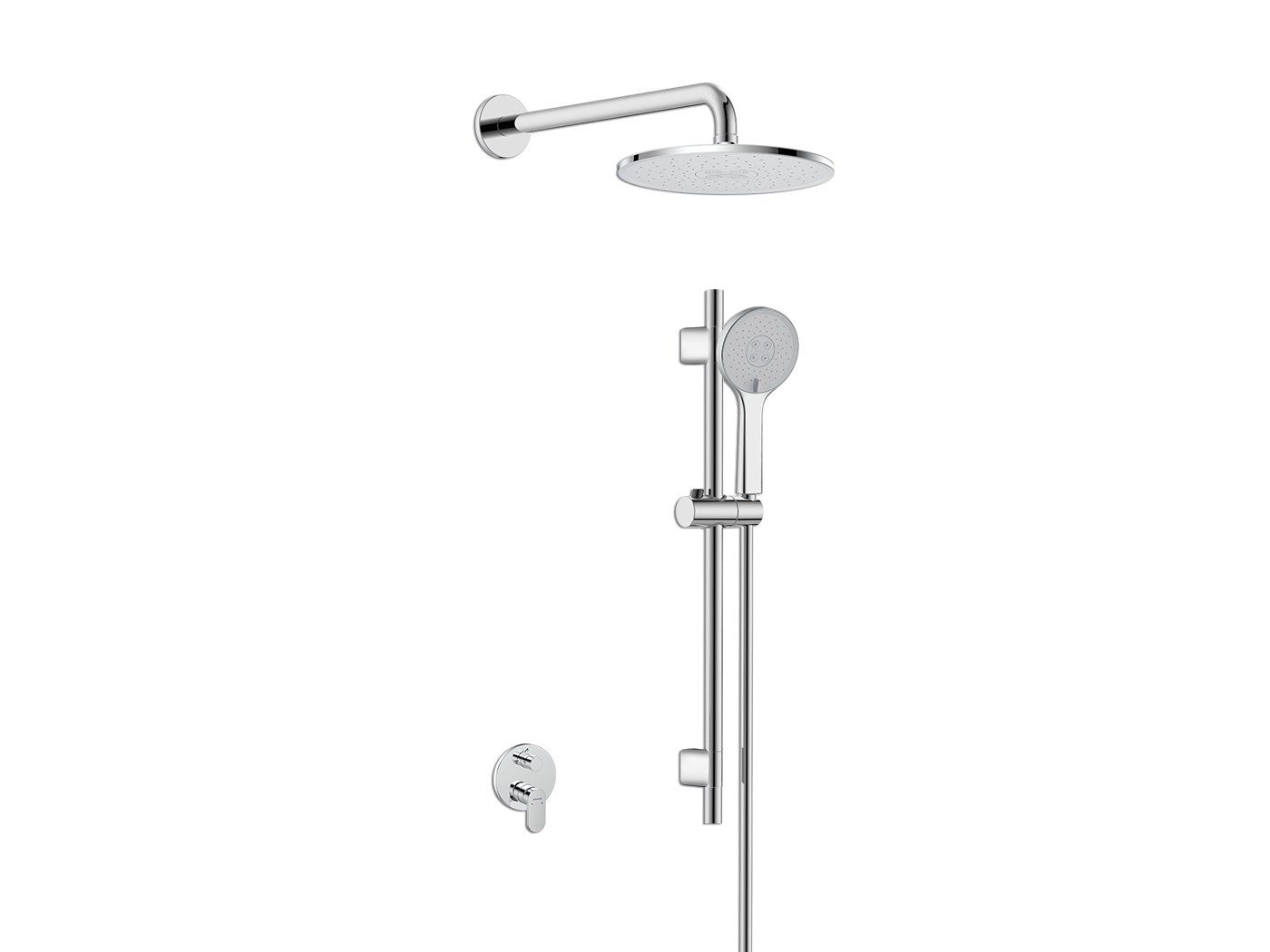 2-function concealed descaling shower 37309-627/1B-1 - JOMOO