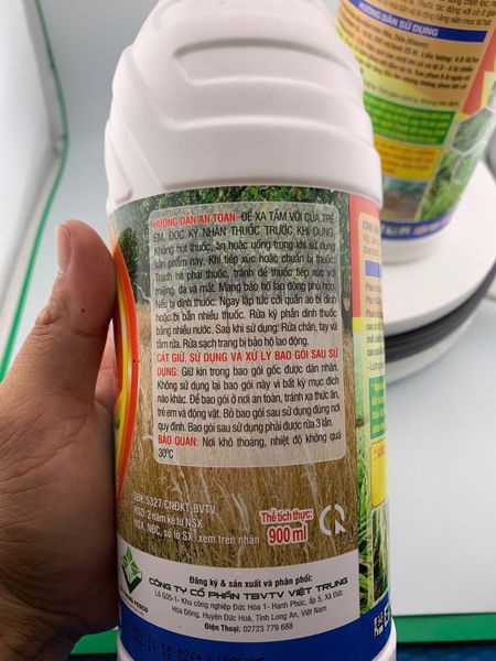 Slimgold 510SC, 900ml: thuốc trừ cỏ mía, cỏ khóm/ cỏ khóm (cỏ dứa) hậu