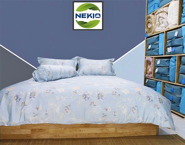Bộ chăn ga lụa Protencel Thiên Thảo – Nekio Bedding