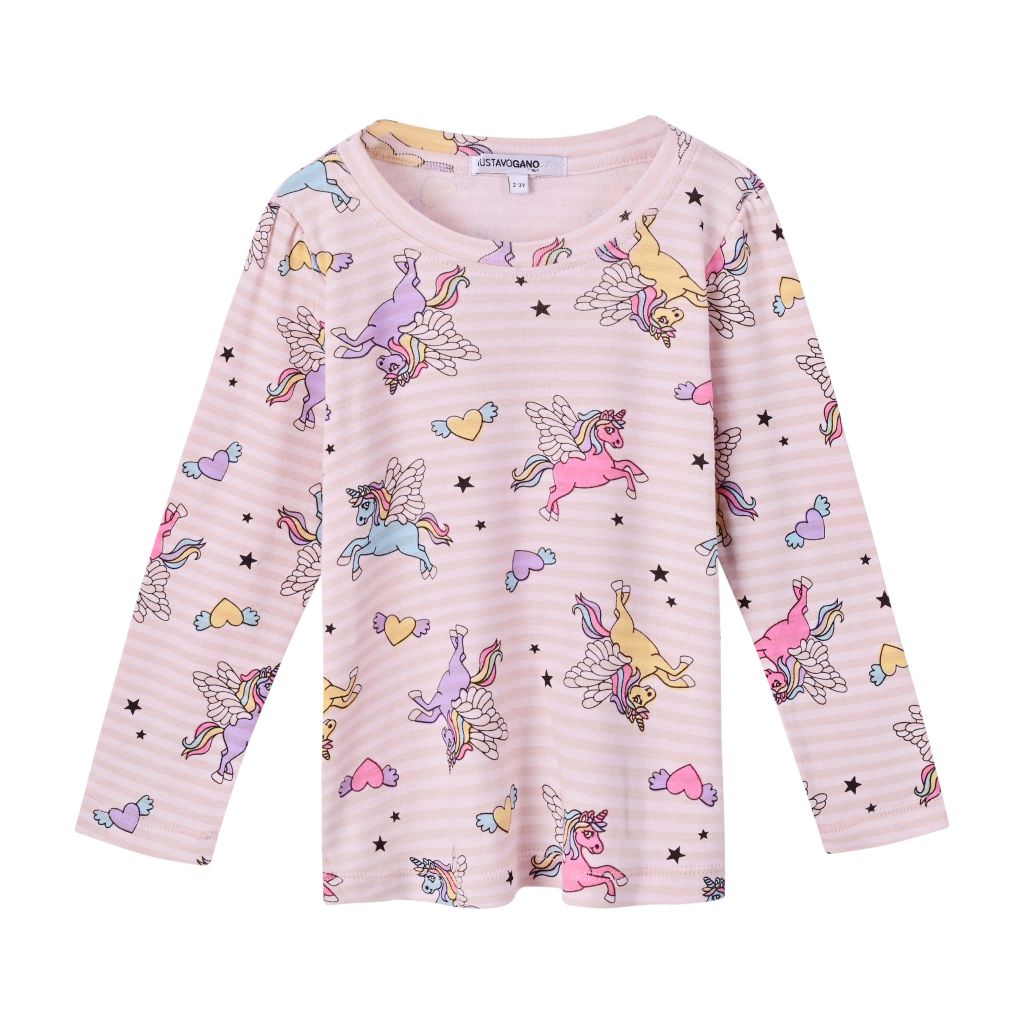 Set 3 Món - Bộ Quần Áo Tay Dài và Đầm Cho Bé Gái Gustavo Gano