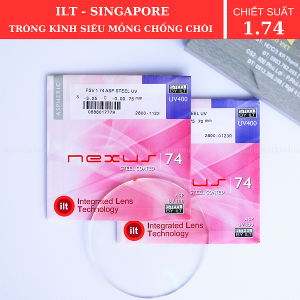 Tròng Kính Siêu Mỏng Chống Chói ILT (Integrated Lens Technology) HMC N ...