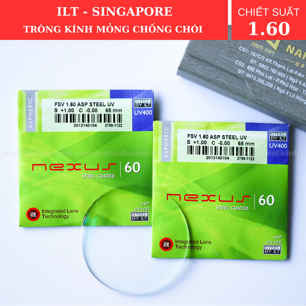 Tròng Kính Mỏng Chống Chói ILT (Integrated Lens Technology) HMC Nexus ...
