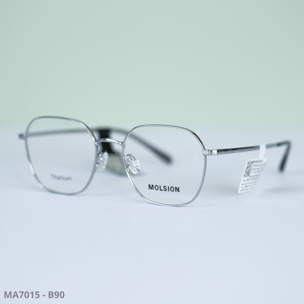 Gọng Kính Titanium Lục Giác Thời Trang Nam Nữ MOLSION Eyewear MA-7015 ...
