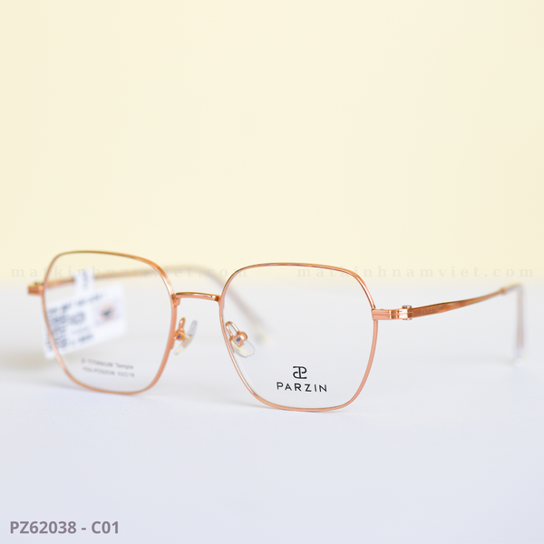 Gọng Kính Lục Giác Titanium Thời Trang Nam Nữ PARZIN Glasses PZ-62038 ...