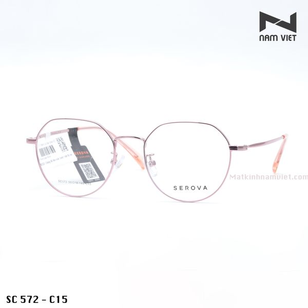 Gọng Kính Tròn Thời Trang SEROVA Eyewear Glasses SC-572 Chính Hãng ...