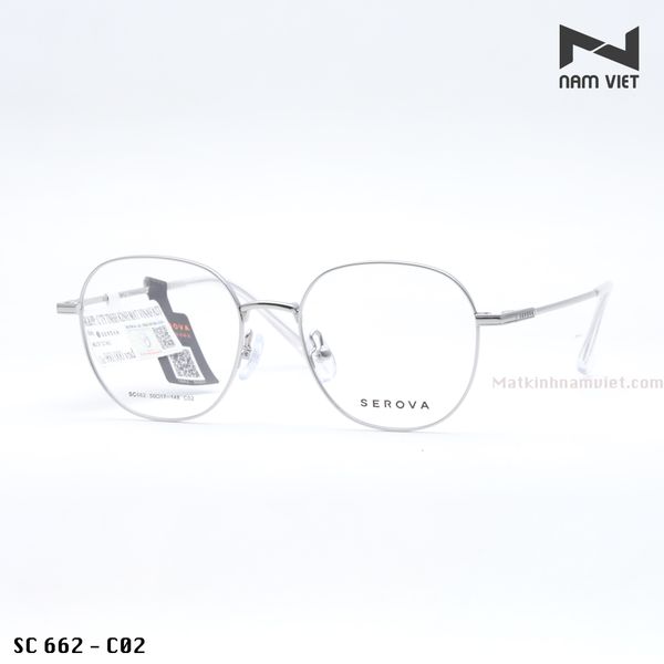 Gọng Kính Tròn Thời Trang SEROVA Eyewear Glasses SC-662 Cao Cấp – Mắt ...