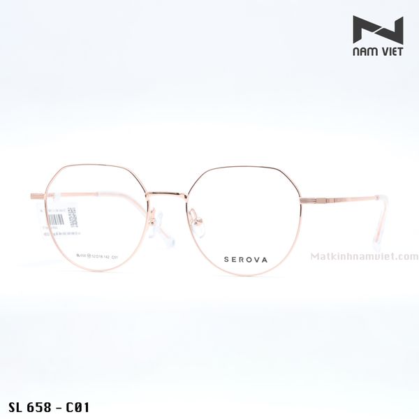 Gọng Kính Tròn Thời Trang SEROVA Eyewear Glasses SL-658 Cao Cấp – Mắt ...