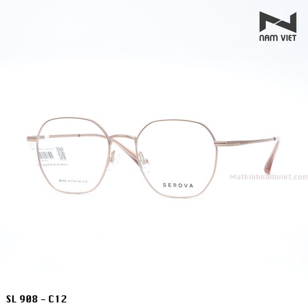 Gọng Kính Lục Giác Thời Trang SEROVA Eyewear Glasses SL-908 Chính Hãng ...