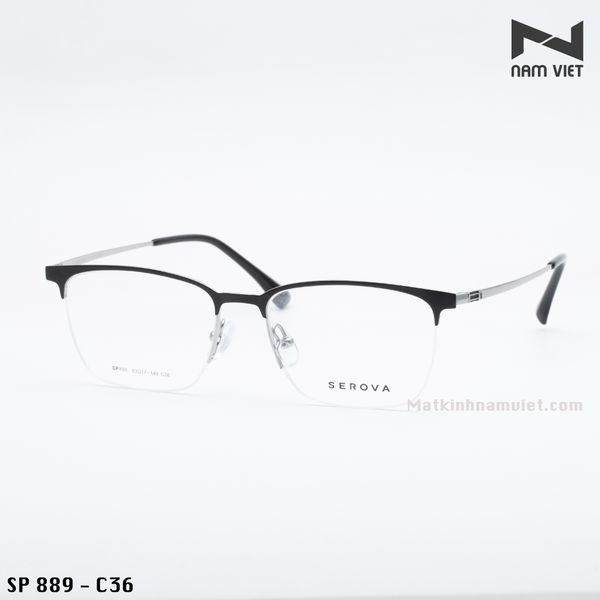 Gọng Kính Vuông Titanium Thời Trang SEROVA Eyewear Glasses SP-889 – Mắt ...