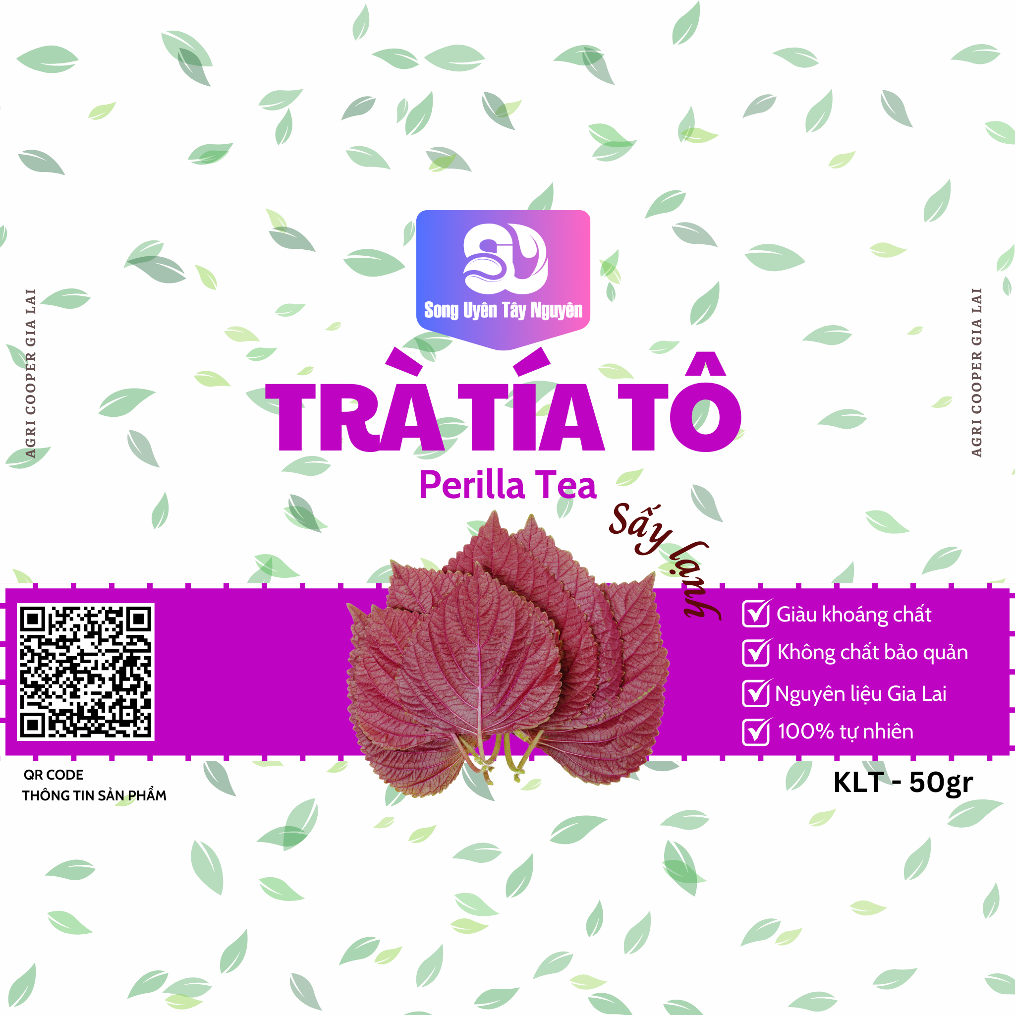 Trà Tía Tô Sấy Mộc Hữu Cơ - 50gr – Song Uyên Tây Nguyên