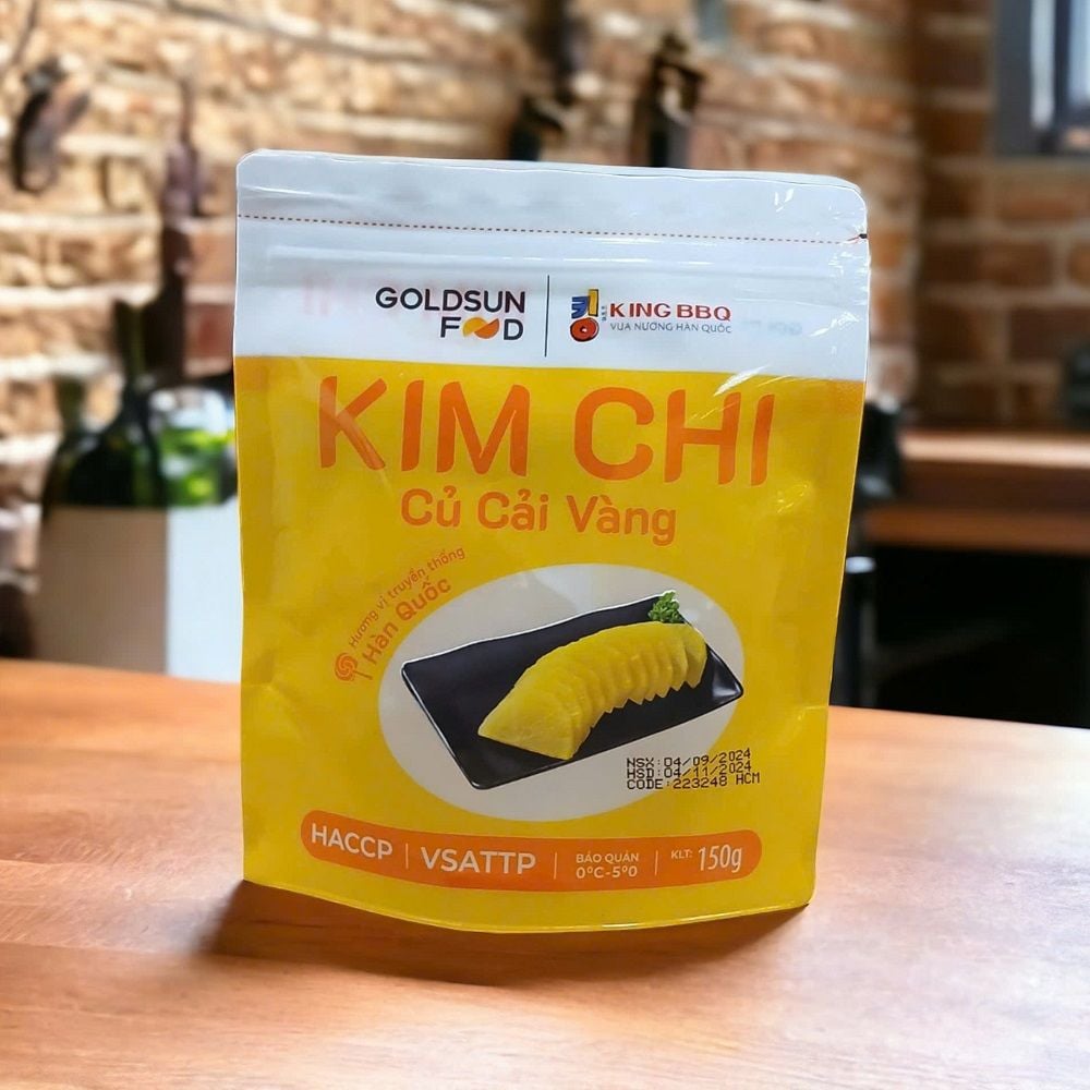 Kim chi củ cải vàng cắt lát Pojang - King BBQ – Goldsun Shop