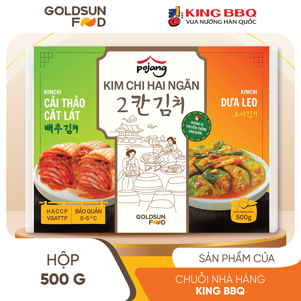Kim chi cải thảo và dưa leo Pojang - King BBQ – Goldsun Shop