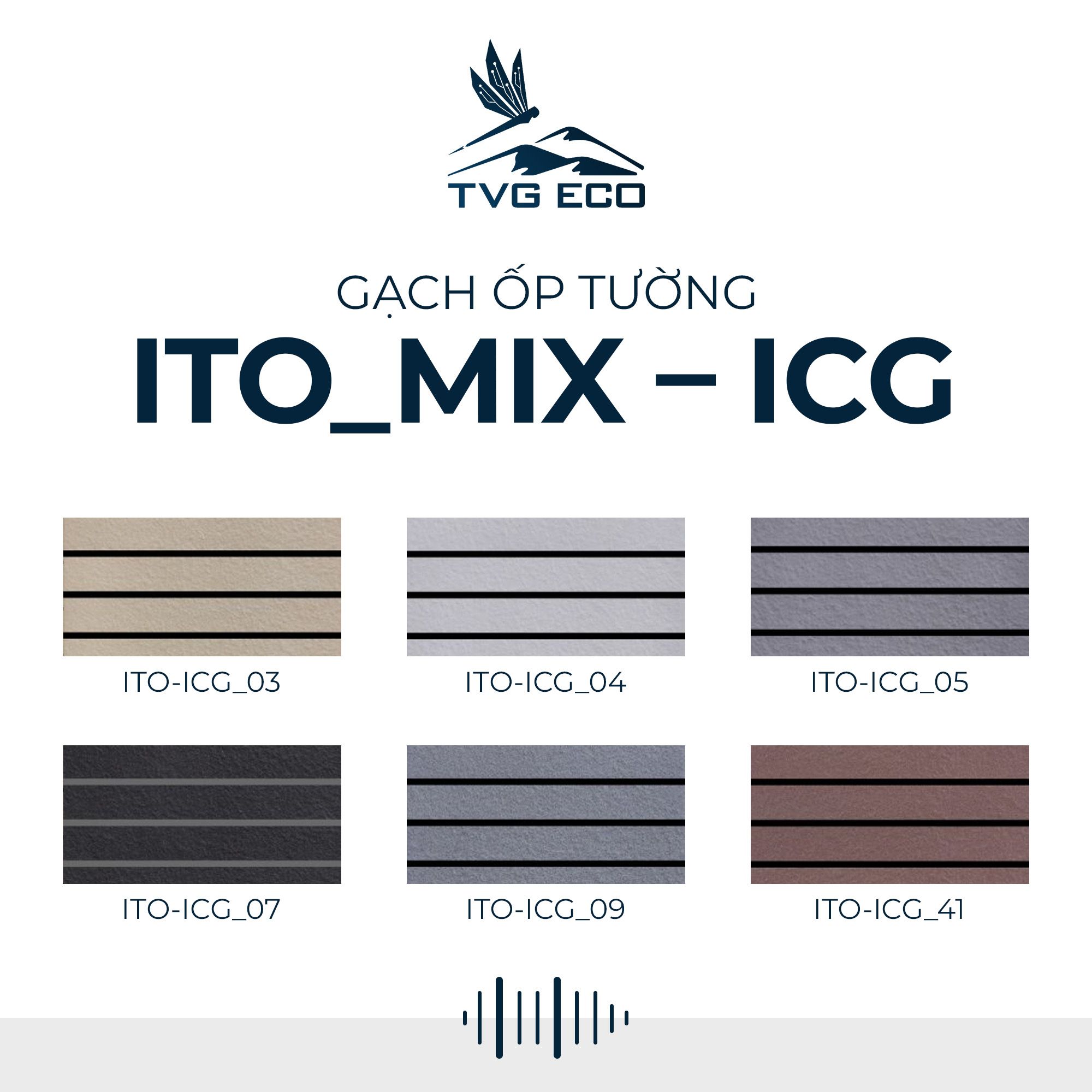 Gạch ốp tường ITO_MIX – ICG – ecotvg