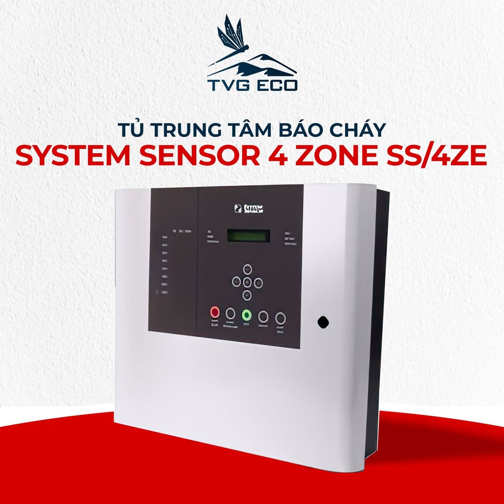Tủ trung tâm báo cháy System sensor 4 zone SS/4ZE – ecotvg