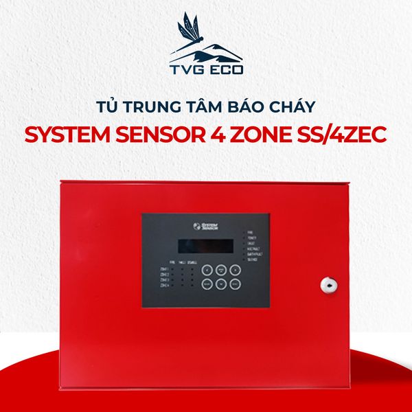 Tủ trung tâm báo cháy System sensor 4 zone SS/4ZEC – ecotvg