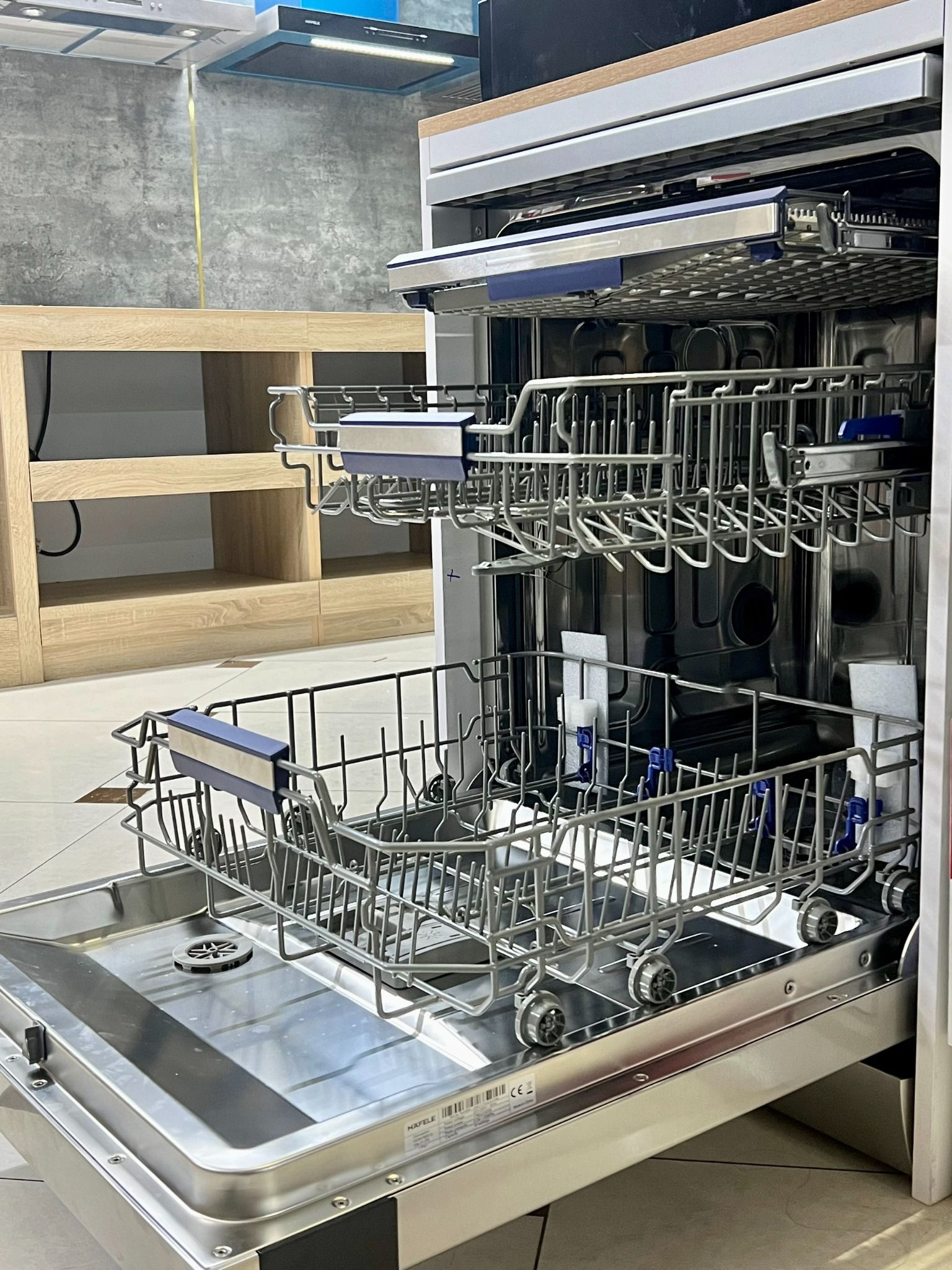 Máy Rửa Bát Hafele HDW-F6051S 538.21.370 + Sấy Turbo Airpro + Uv– Bán Buôn Hafele Việt Nam