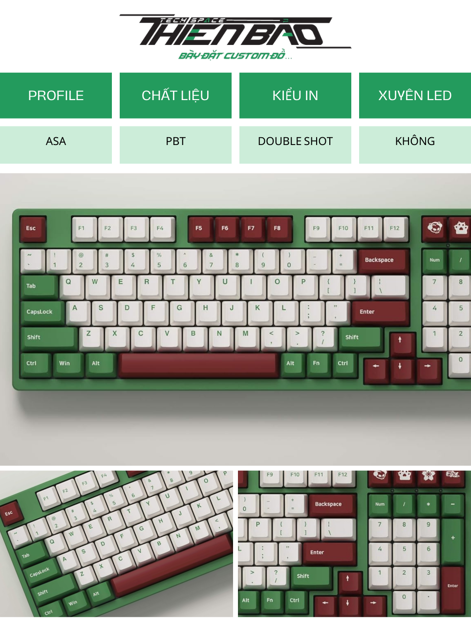 Bộ Keycap Akko – Thiên Bảo TechSpace
