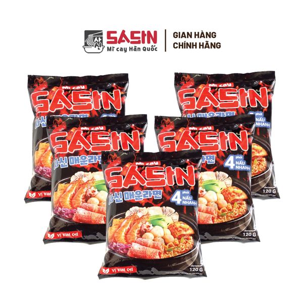 Combo 5 gói Mì Cay Sasin Đặc Biệt – SASIN