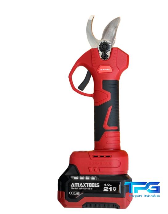 Kéo cắt cành dùng pin Amaxtools AKCC-25SM - HÀNG CHÍNH HÃNG