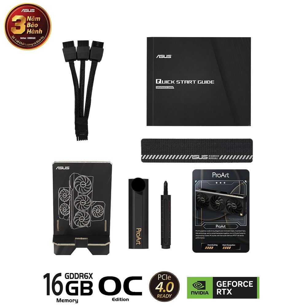 VGA Asus ProArt GeForce RTX™ 4080 SUPER 16GB GDDR6X OC Edition
