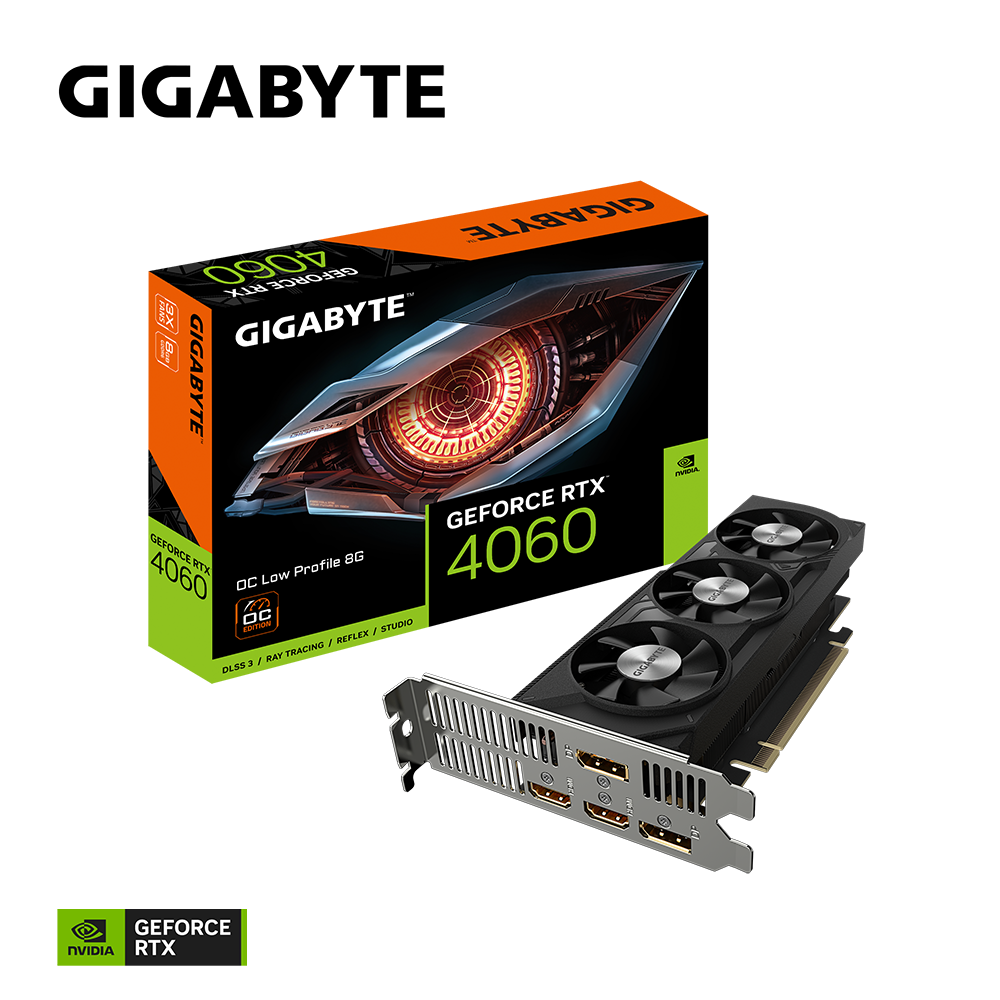 VGA GIGABYTE GeForce RTX™ 4060 OC Low Profile 8G
