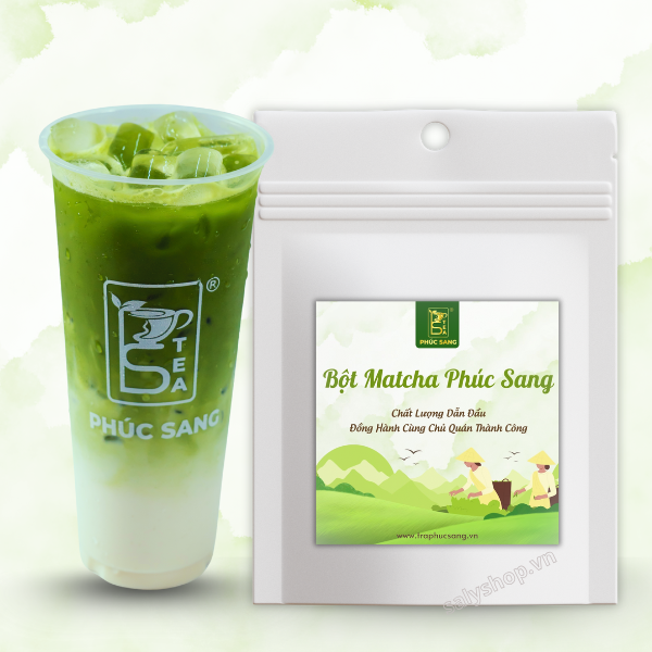 Bột matcha Phúc Sang (bột matcha trà xanh Nhật chính hãng) 500g