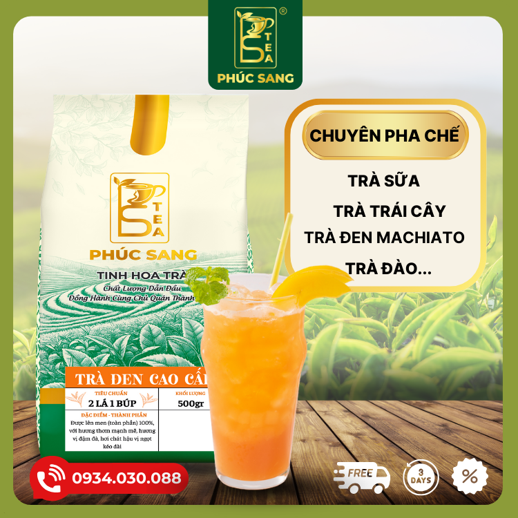 Trà Phúc Sang (Trà Đen) Cao Cấp 500g