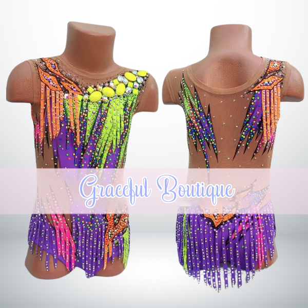 Pastel Rainbow Leotard – gracefulboutique