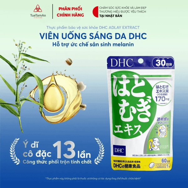 DHC Viên Uống Sáng Da Adlay Extract 30 Ngày – Tuệ Tâm An