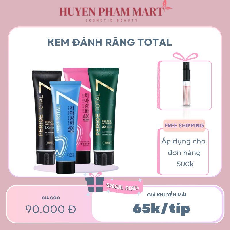 Kem Đánh Răng Hàn Quốc Perioe Total 7 Intense Original Repair Toothpas ...
