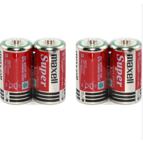 THÙNG PIN ĐẠI D 1.5V MAXELL R20P(AR) 2P - HÀNG CHÍNH HÃNG