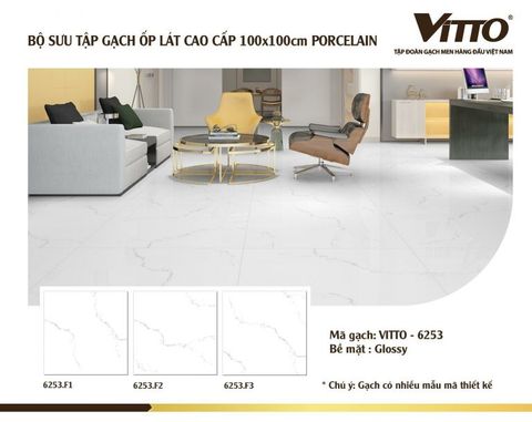 Gạch lát nền Vitto 1000x1000mm - 6253 – Nguyên Phát Company