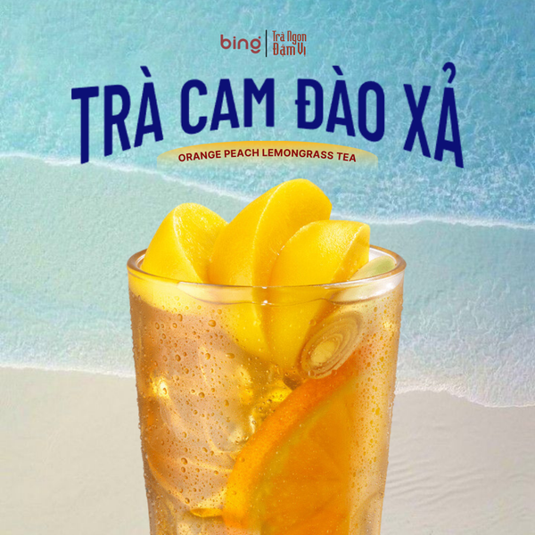 TRÀ CAM ĐÀO SẢ – BING- Trà Ngon Đậm Vị