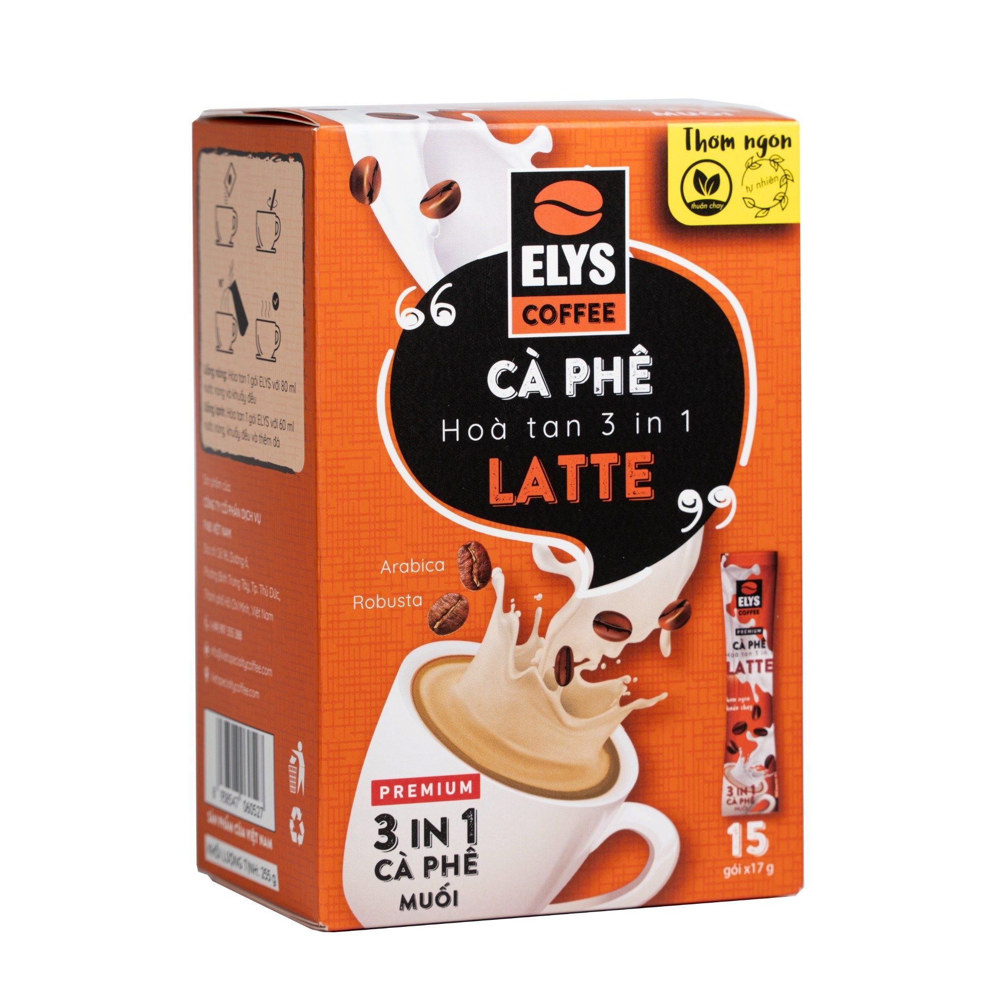 Cà Phê Muối Latte 3in1 Elys Coffee