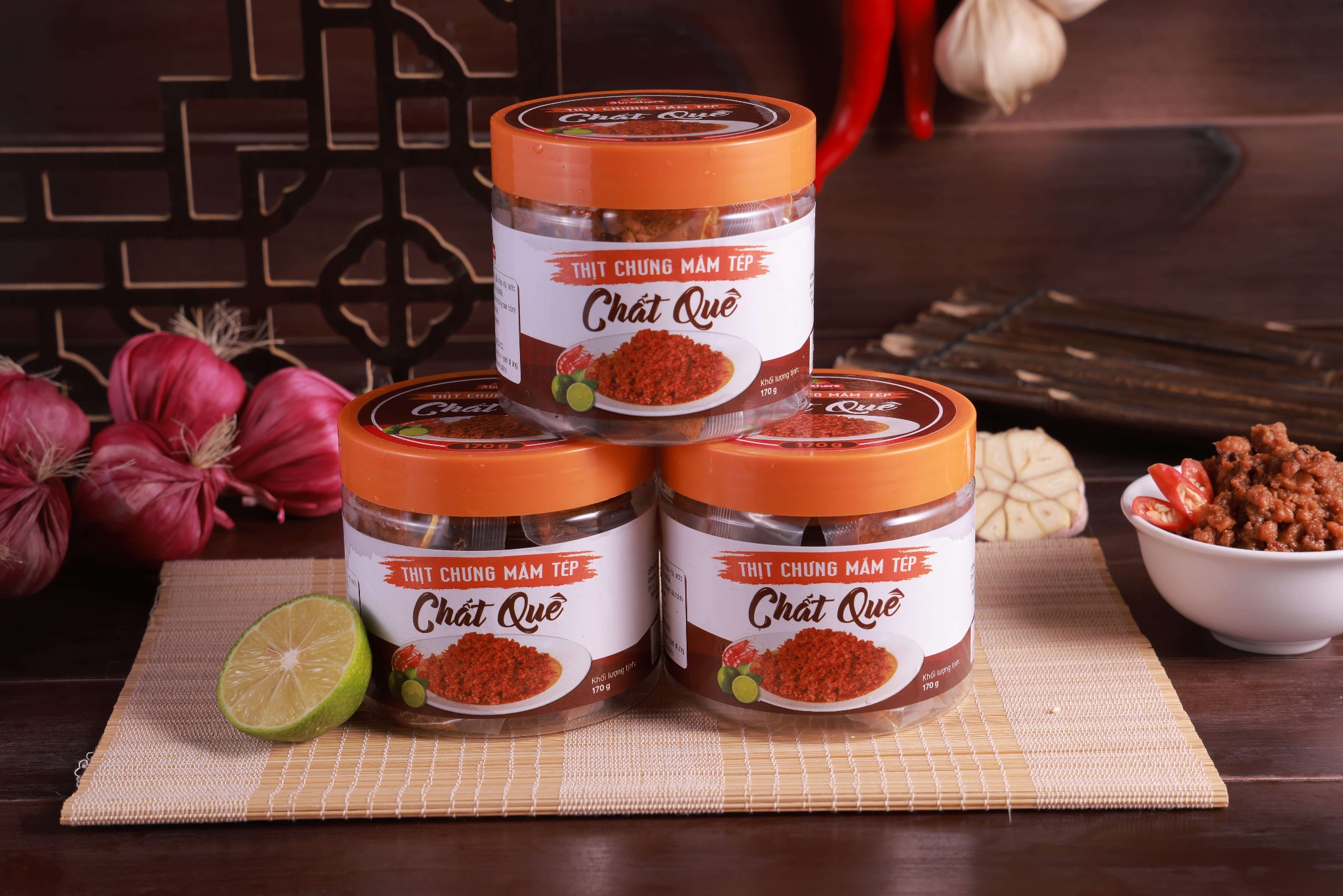 Thịt Chưng Mắm Tép Chất Quê – Chất Việt Foods
