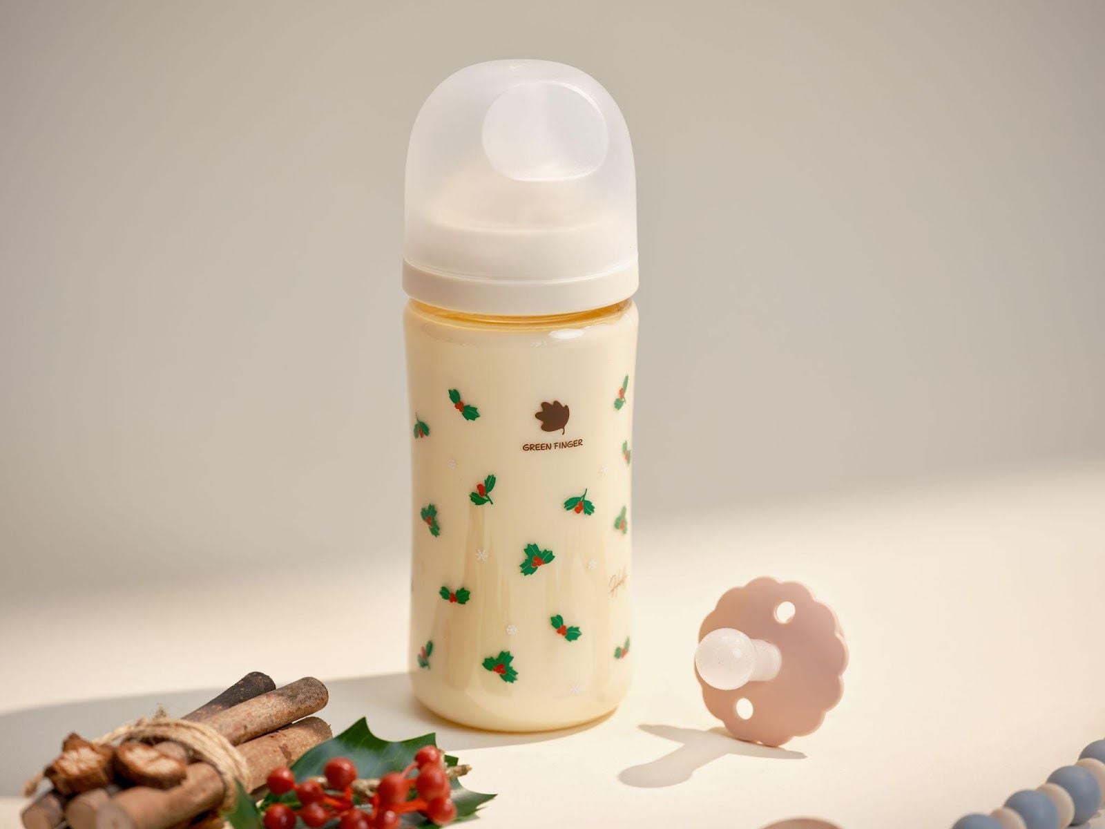 Bình Sữa Green Finger 280ml Holly PPSU Cao Cấp - An Toàn Cho Bé - Mẹ Và ...