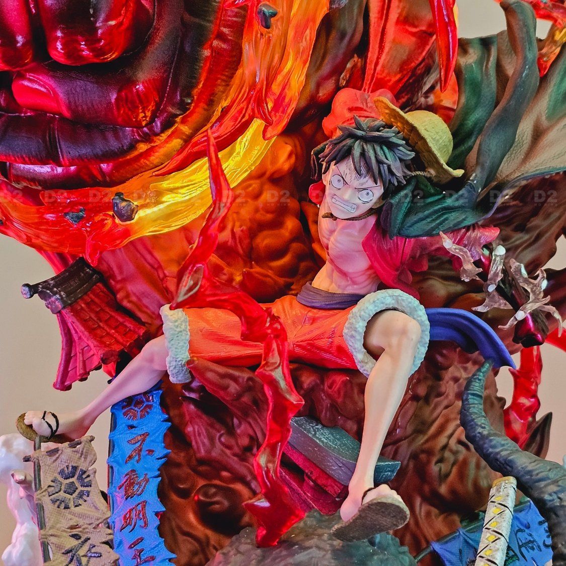 Mô hình One piece Luffy Red Roc Cao cấp 60cm – Hộp trưng bày Popmart ...