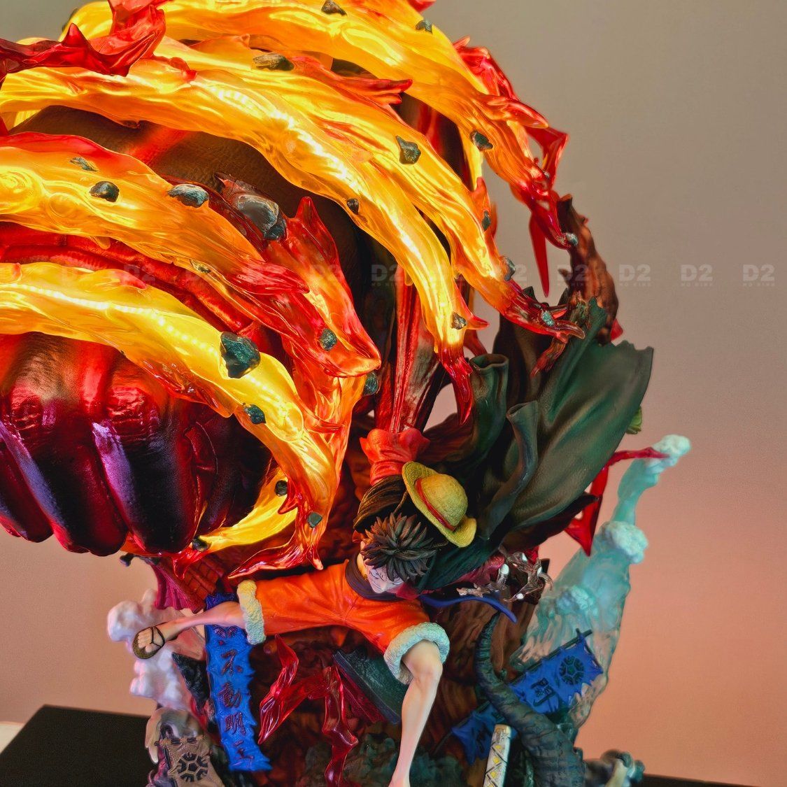 Mô hình One piece Luffy Red Roc Cao cấp 60cm – Hộp trưng bày Popmart ...