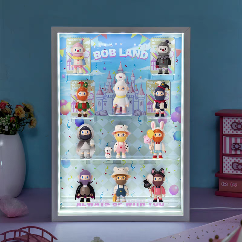 Tủ trưng bày mô hình Bob Farmer Popmart – Hộp trưng bày Popmart, Mô ...