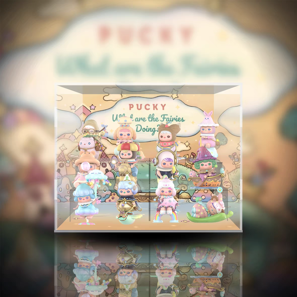 Hộp trưng bày mô hình Pucky Popmart Basic – Hộp trưng bày Popmart, Mô ...