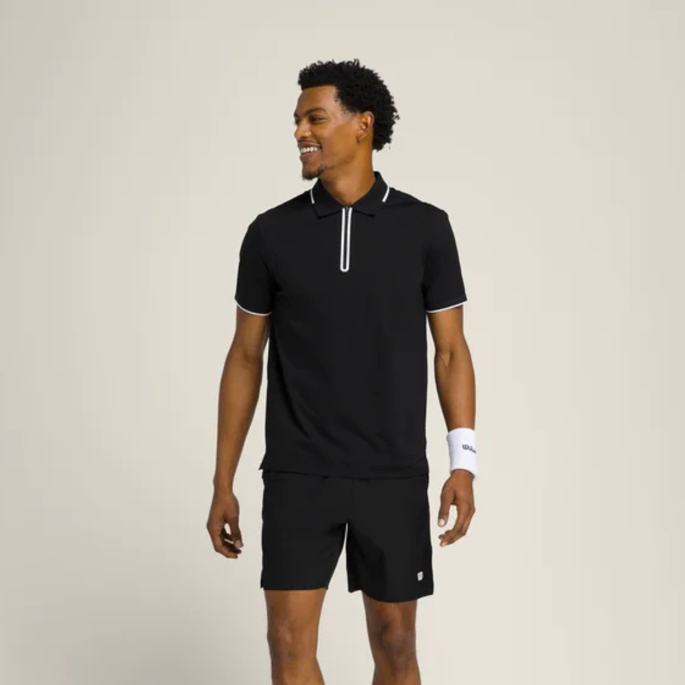 Wilson Advantage Zip Polo Áo Polo Nam WM00261511 | wilsonsports.com.vn