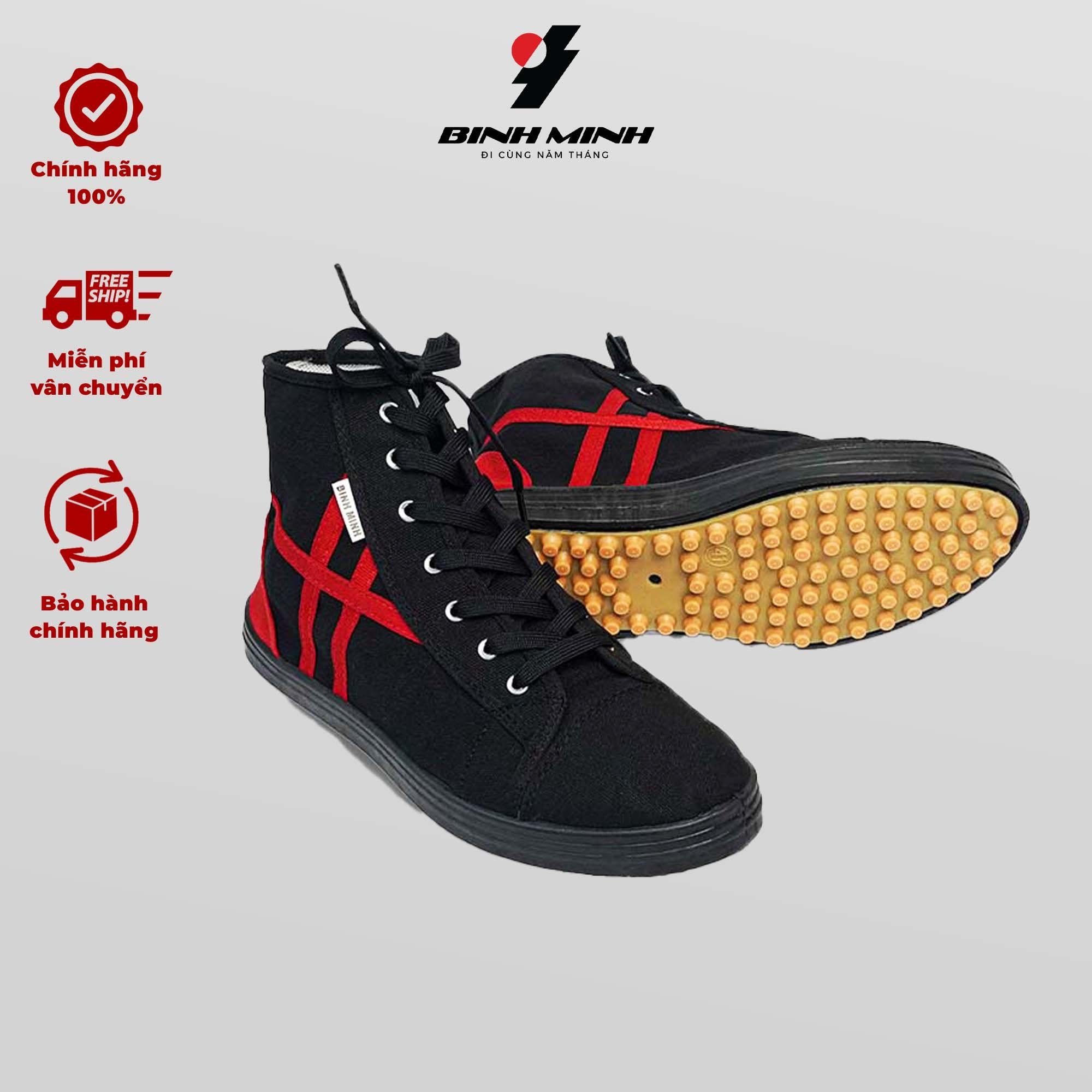 Giày đinh cao cổ Bình Minh chống trơn, đi rừng – Giay Binh Minh