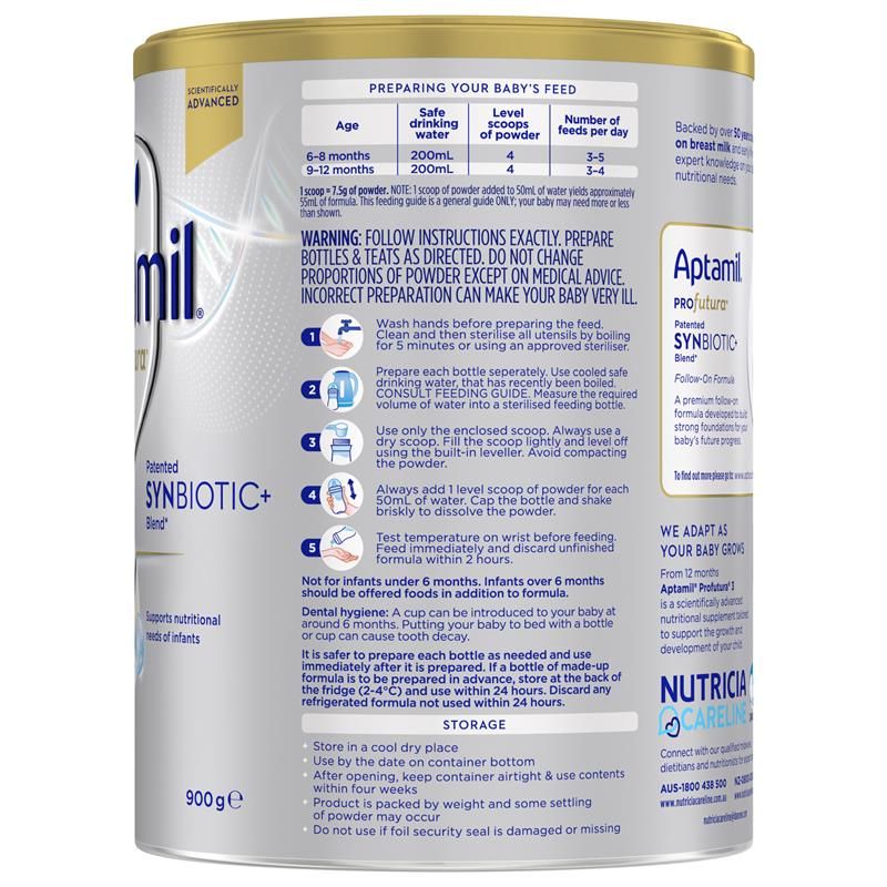 Sữa Aptamil Profutura Úc 900g số 2 (6 - 12 tháng) – auvital