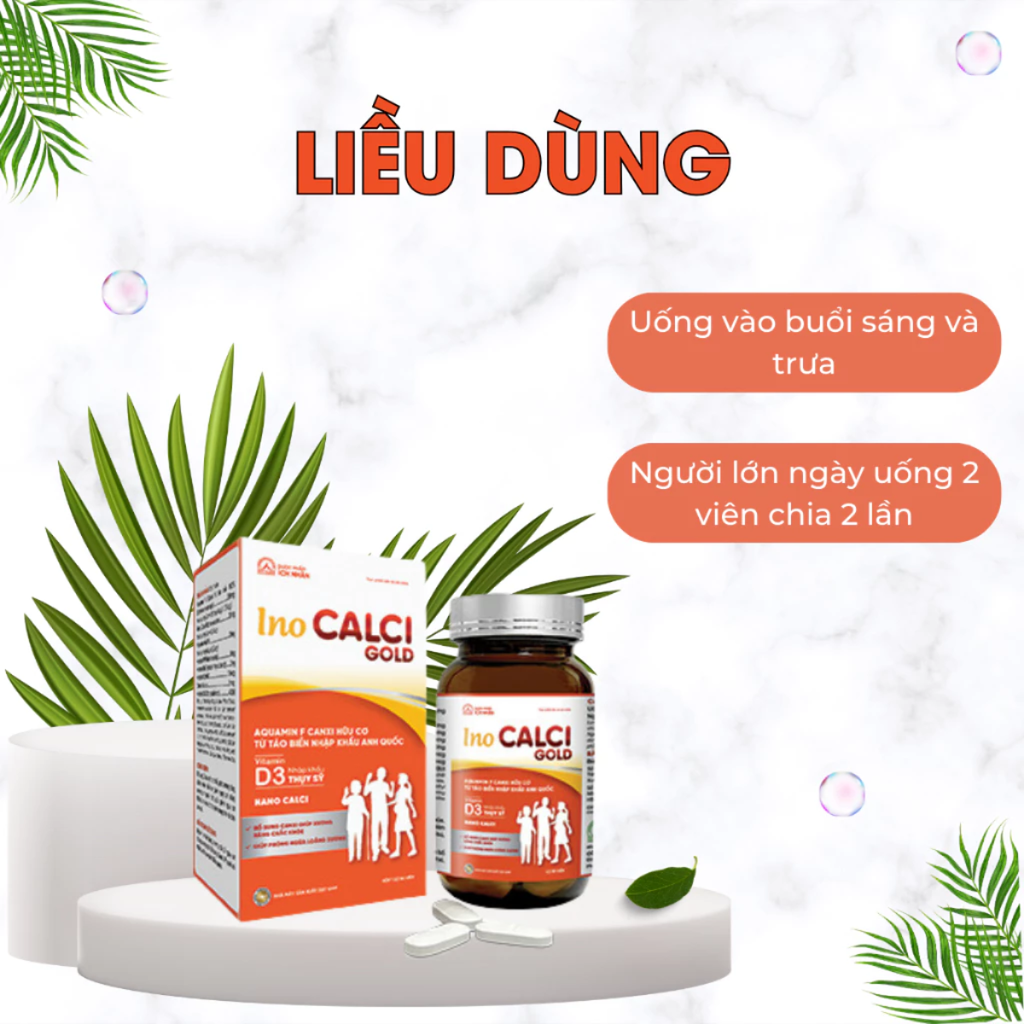 Ino Calci Gold Lọ 50 Viên