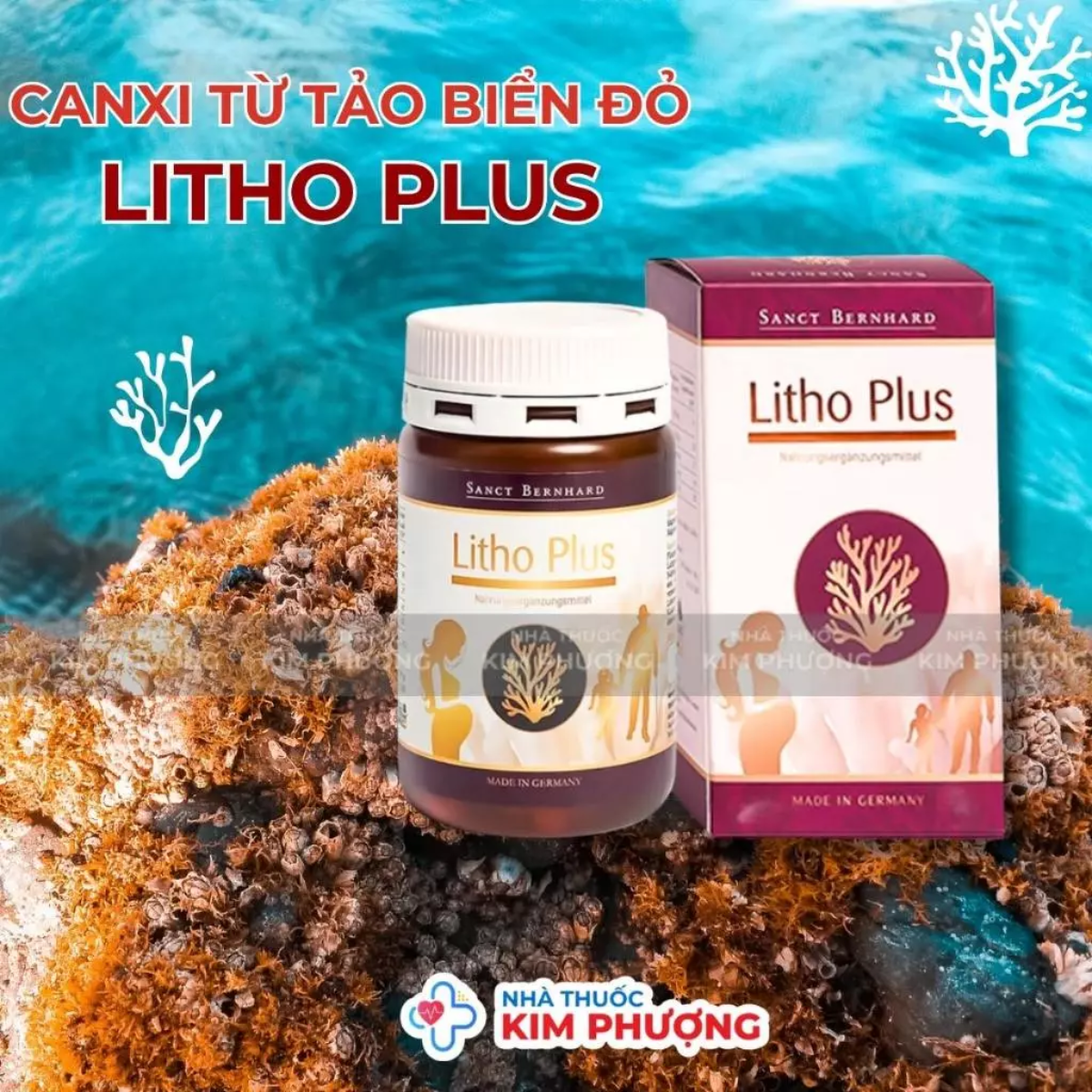 Canxi Litho - Plus Đức Lọ 60 Viên Sanct bernhard