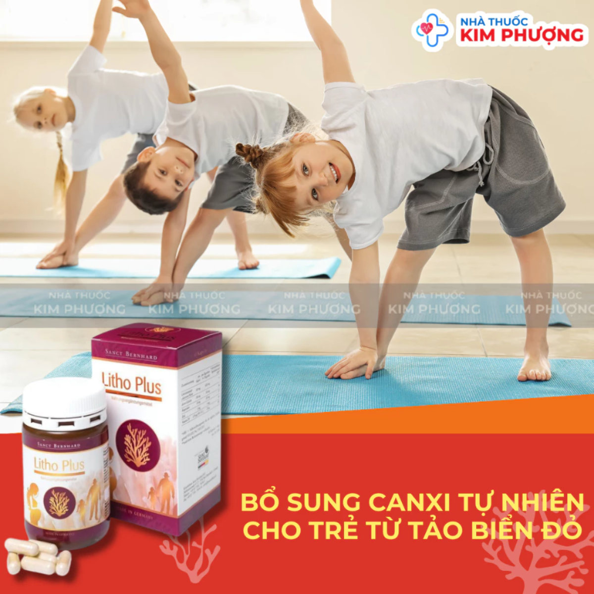 Canxi Litho - Plus Đức Lọ 60 Viên Sanct bernhard
