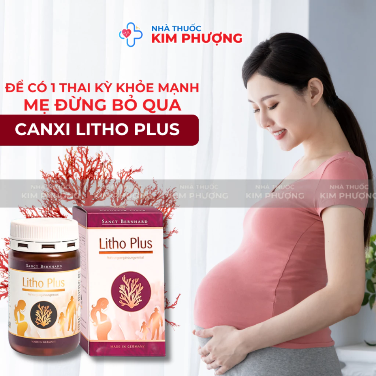 Canxi Litho - Plus Đức Lọ 60 Viên Sanct bernhard