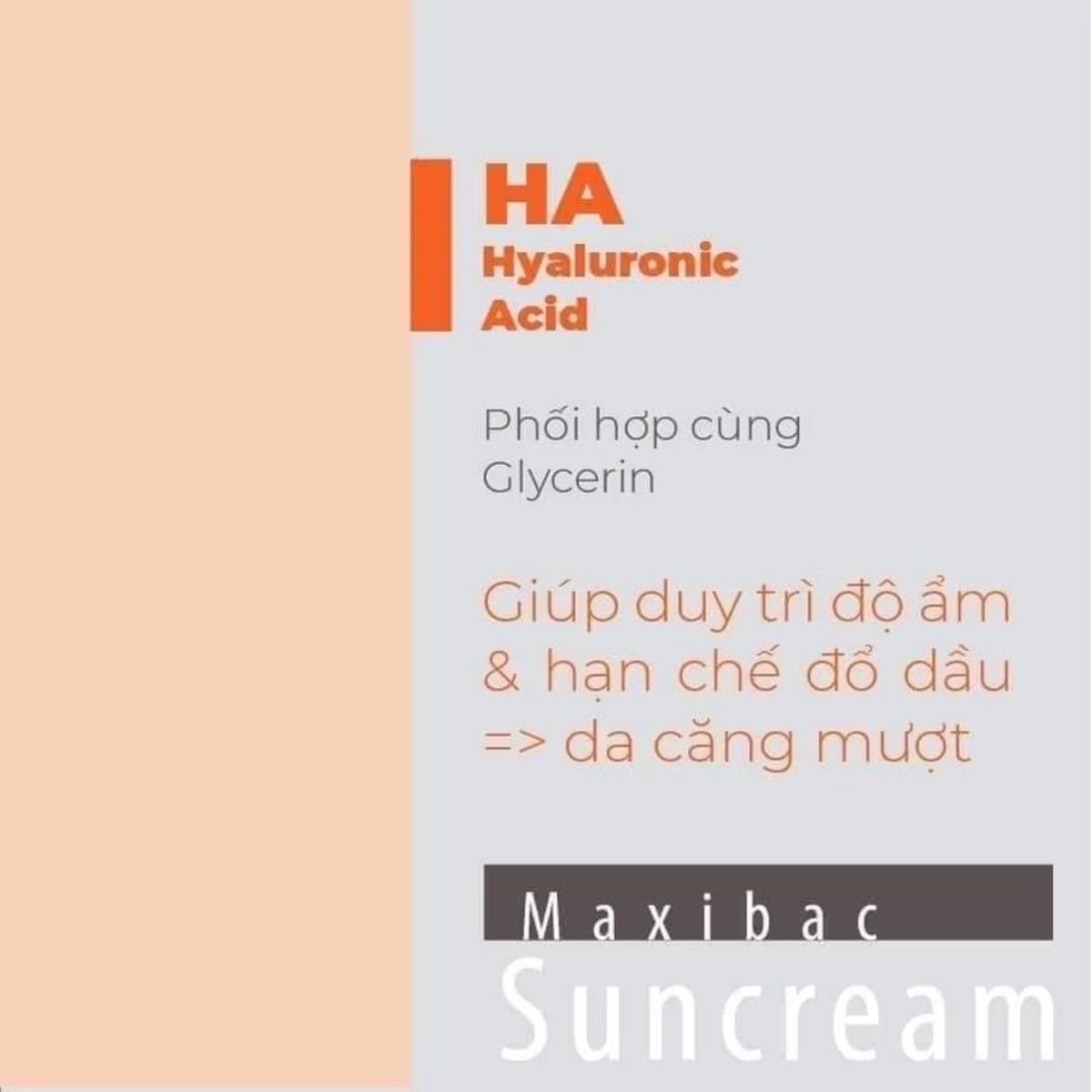 Kem Chống Nắng Maxibac Sun Cream Spf 50+, Màu Cam Tuýp 40ml Medimap