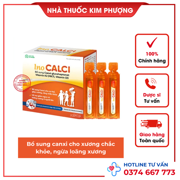 Ino Calci Hộp 20 Ống